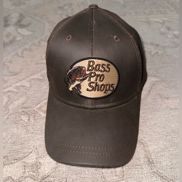 Bass Pro Shops | Accessories | Bass Pro Shops Faux Leather Brown Hat ...